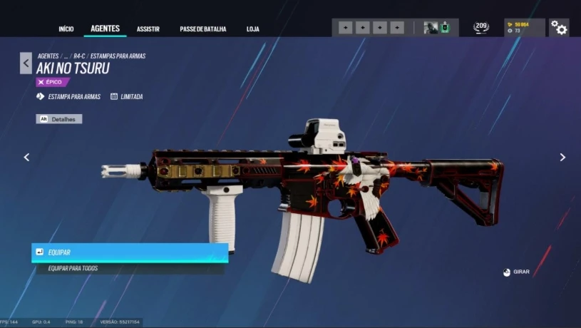 R6 Rare skin accs - Project cherry